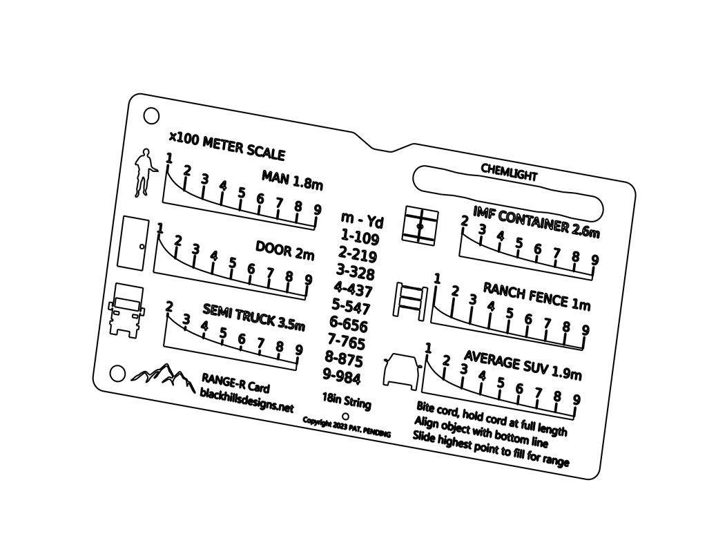 RANGE-R Card - Black Hills Designs